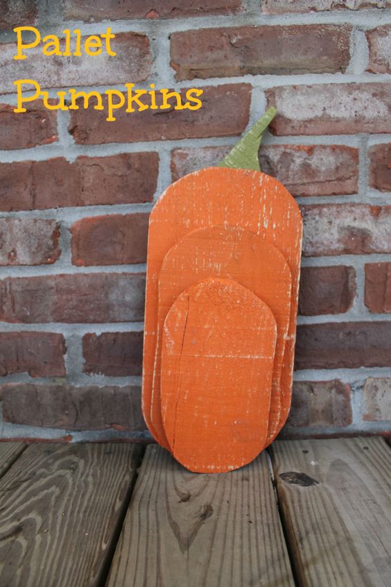 Pallet Pumpkins - At Home with Sweet T