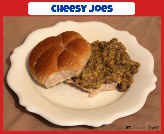 Cheesy Joes – At Home with Sweet T